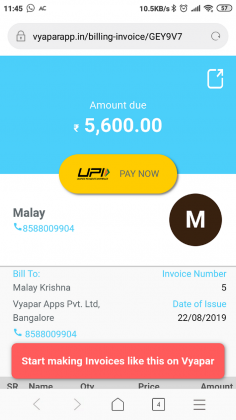 Vyapar Billing Software, Makes Digital Payments Much Easier; Enables ...